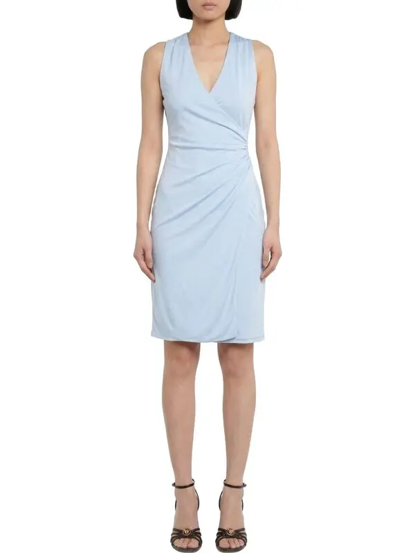 Versace Viscose Mini Dress - Blue