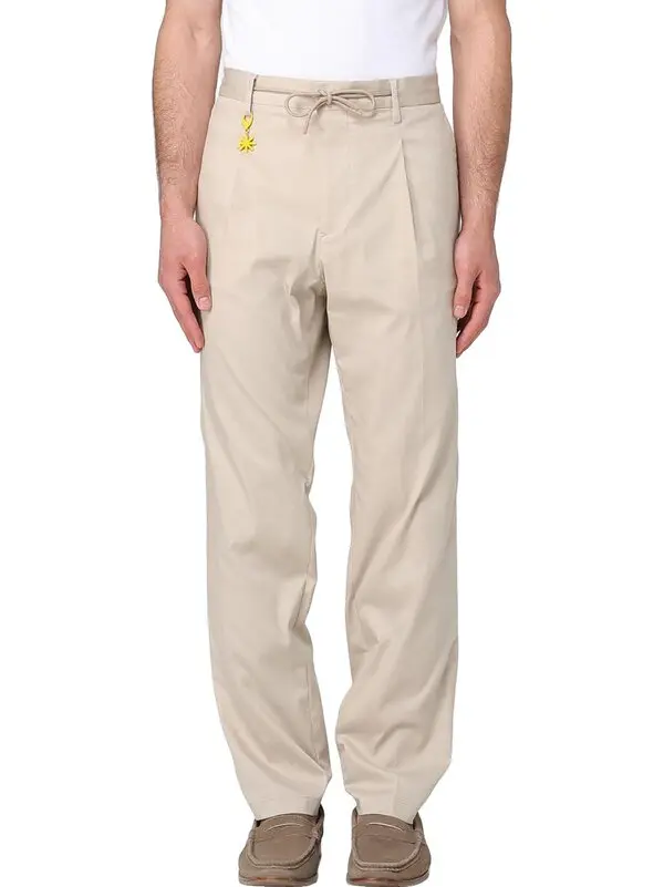 MANUEL RITZ Tailored Trousers - Beige