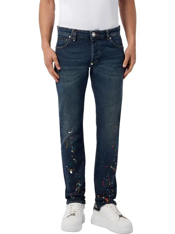 Philipp Plein Skinny Jeans - Blue