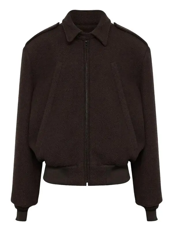 MAISON MARGIELA Bomber Jacket - Brown