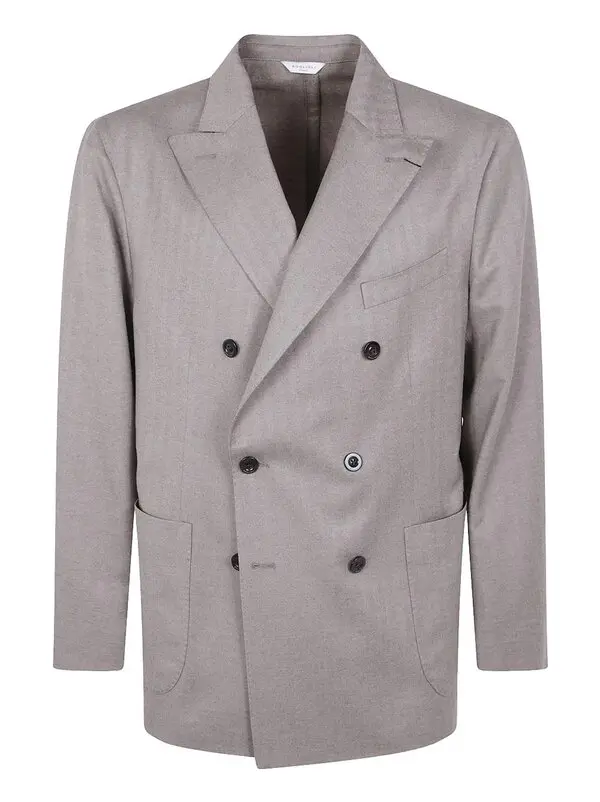 Boglioli Double Breasted Blazer - Ecru