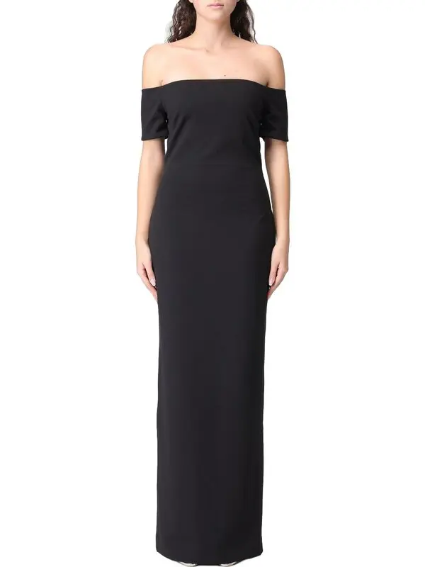 Solace London Off-the-shoulder Maxi Dress - Black