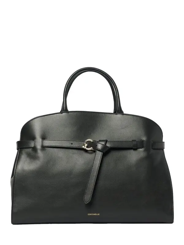 COCCINELLE Leather Satchel - Black