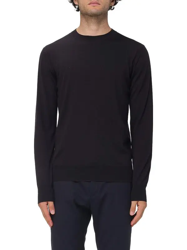 PAOLO PECORA Fine Knit Pullover - Brown