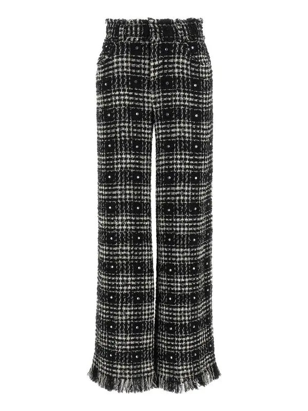 Giuseppe Di Morabito Tailored Wide Leg Trousers - White