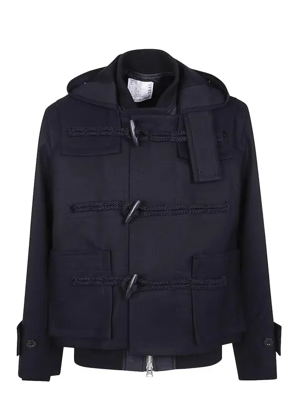Sacai Coat Colour - Black