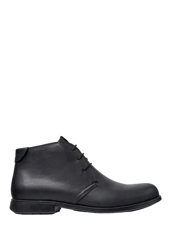 Camper Mil 1913 Smooth Leather Chukka Boots - Black