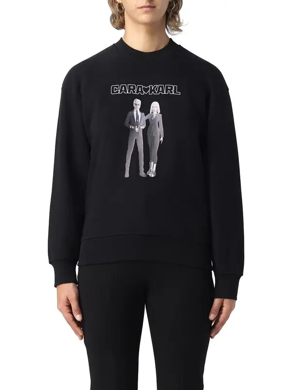 Karl Lagerfeld Graphic Sweatshirt - Black