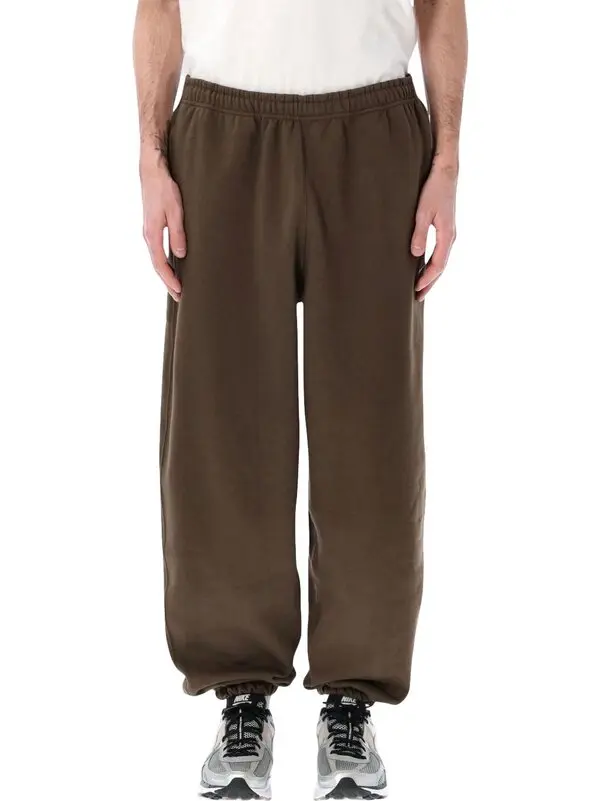 Nike Solo Swoosh Cotton Blend Trousers - Brown