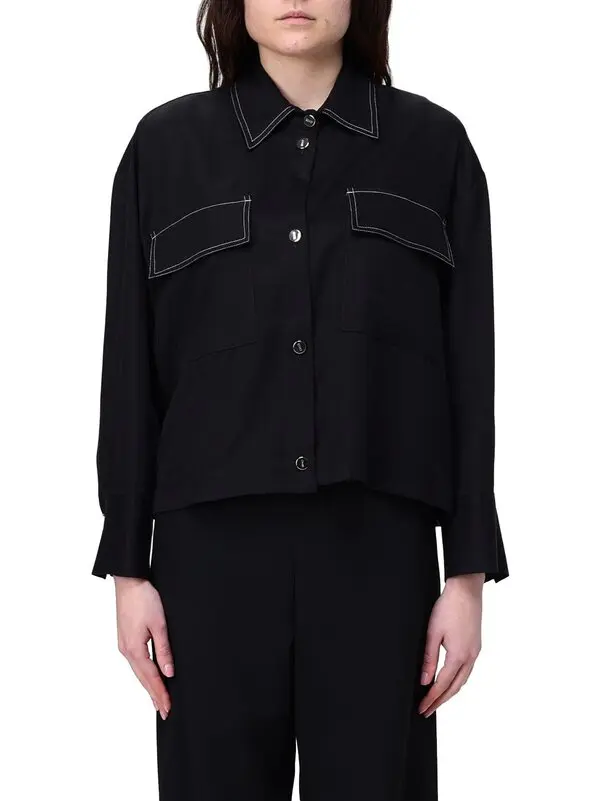 Liu Jo Cotton Shirt - Black