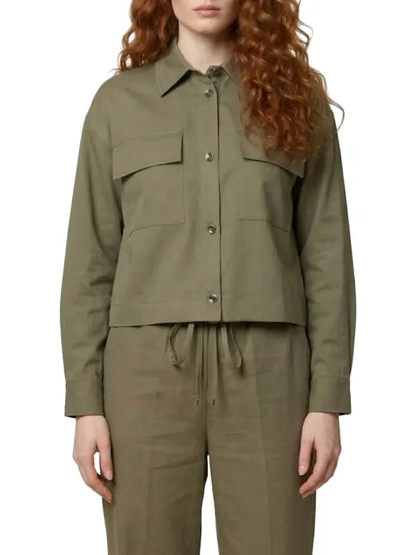 Liu Jo Cotton Shirt - Olive