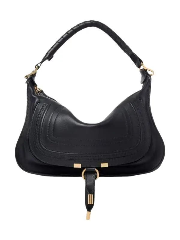 Chloé Marcie Shoulder Bag - Black