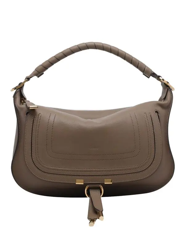 Chloé Marcie Shoulder Bag - Grey