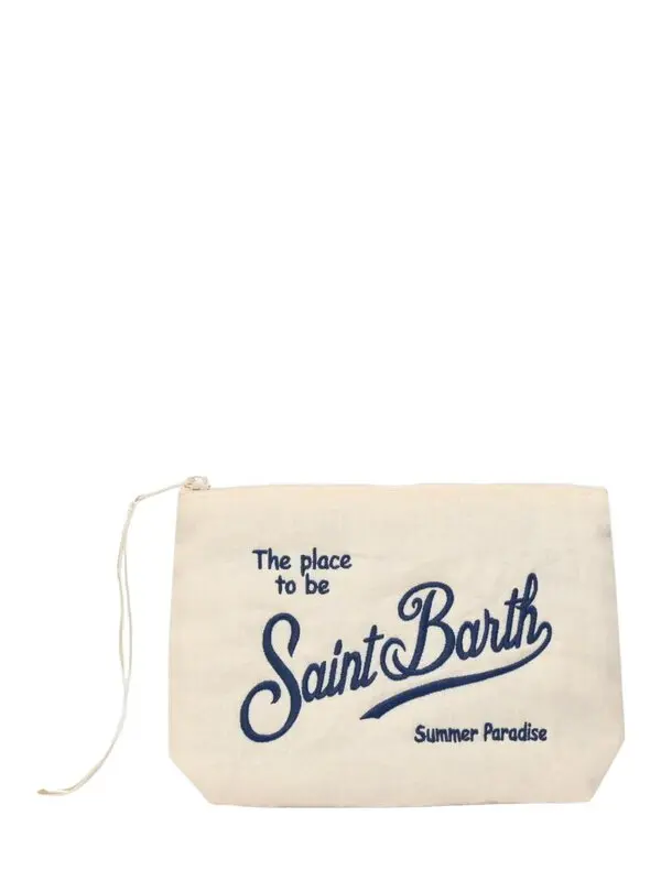 MC2 SAINT BARTH Aline Linen Pochette - Fa02