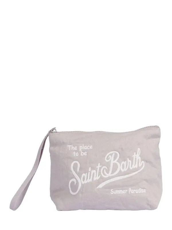MC2 SAINT BARTH Aline Linen Pochette - Multicolor