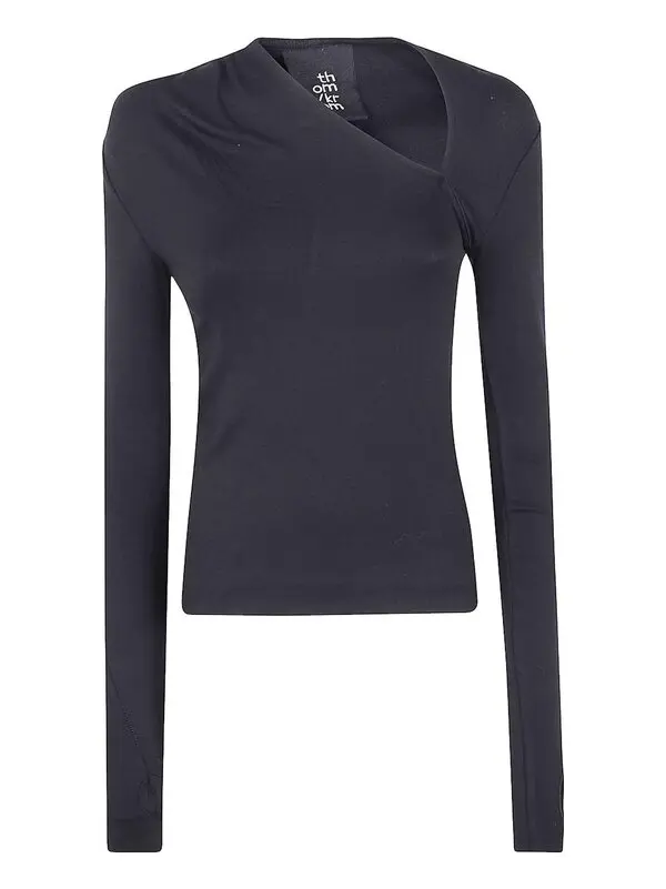 THOM KROM Long Sleeve Top - Black