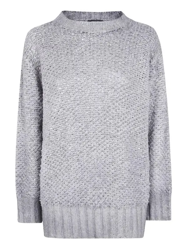 Avant Toi Textured Pullover - Grey