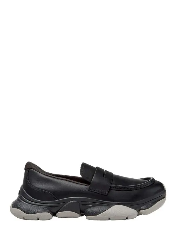 Camper Smooth Calf Leather Loafers With Vibram Sole - Black
