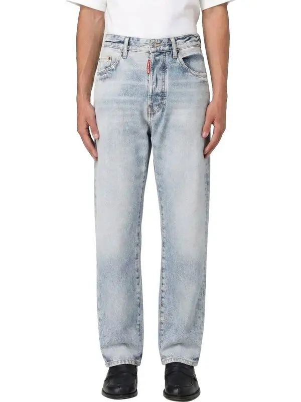 Dsquared2 Cotton Denim Jeans - Blue