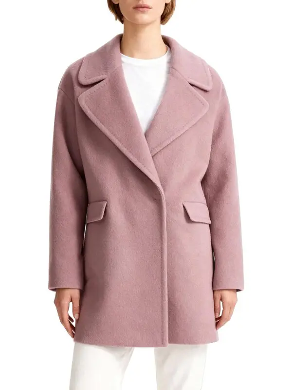 Tagliatore Single Breasted Coat - Pink