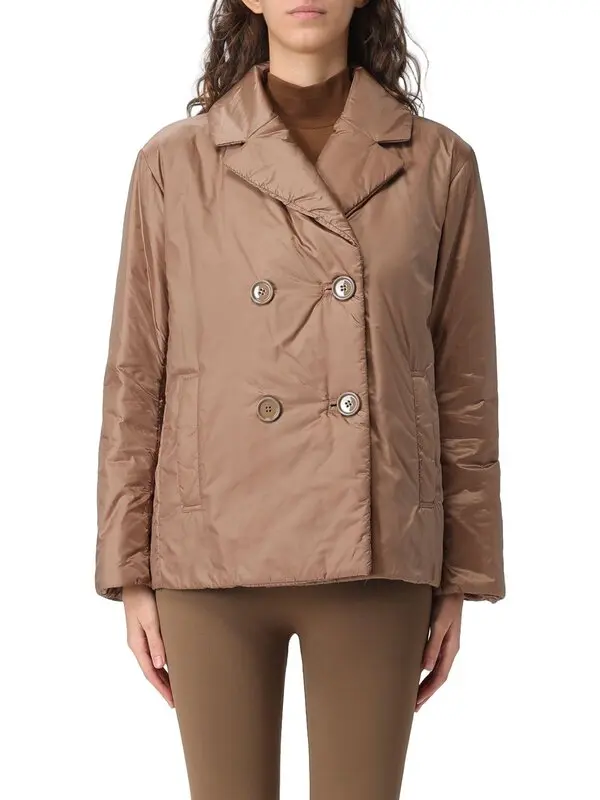 Max Mara Double Breasted Jacket - Leather