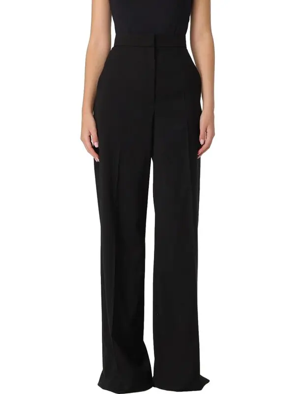 Max Mara Tailored Wide-leg Trousers - Black