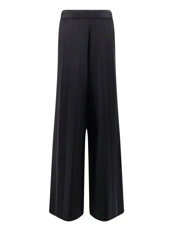 Max Mara Tailored Wide-leg Trousers - Black