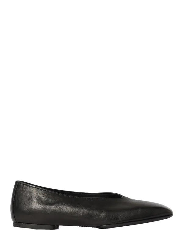Rick Owens Leather Ballerina Flats - Black