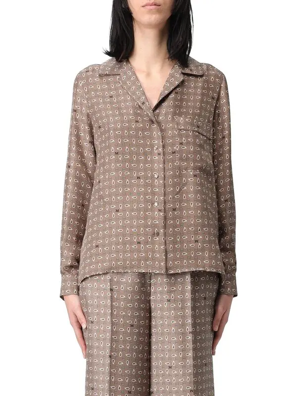 Max Mara Printed Shirt - Brown