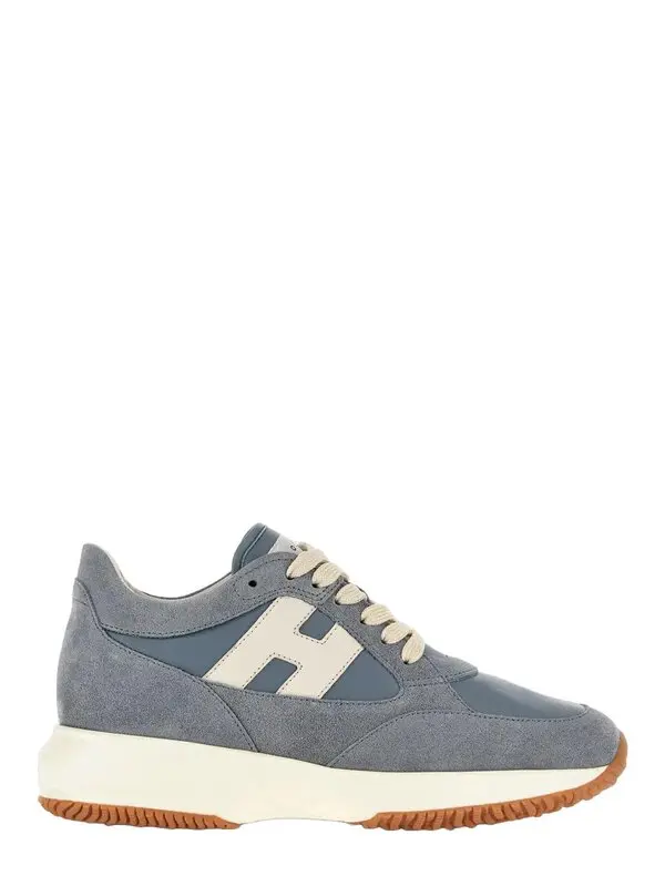 Hogan Interactive Suede Sneakers - Blue