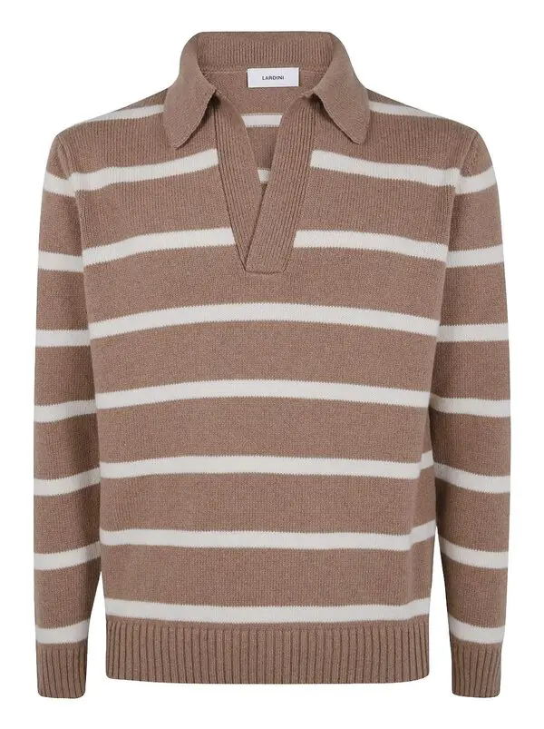 LARDINI Polo Shirt Colour - Brown