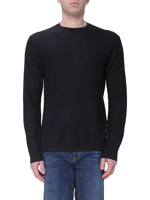Emporio Armani Virgin Wool Pullover - Blue