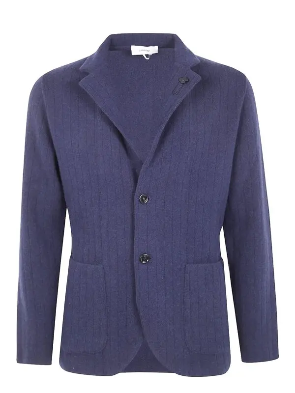 LARDINI Tailored Blazer - Blue