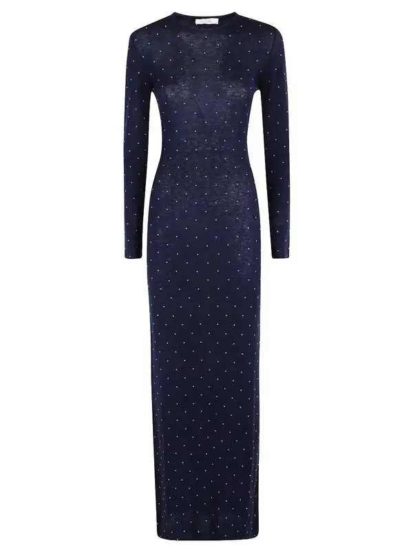 Rabanne Embellished Maxi Dress - Blue