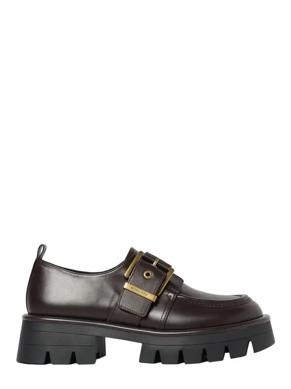 Michael Kors Buckled Loafers - Brown