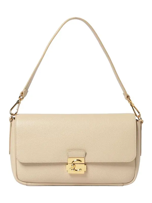 COCCINELLE Leather Shoulder Bag - Sand
