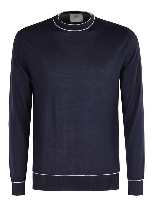 Eleventy Jumper Colour - Blue