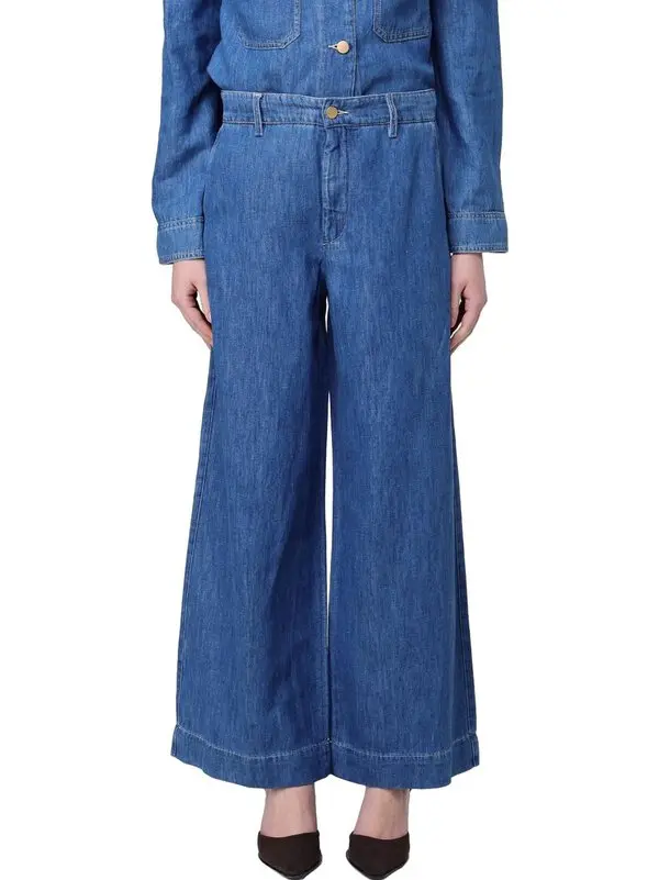 Max Mara Mastice Wide Leg Denim Jeans - Navy