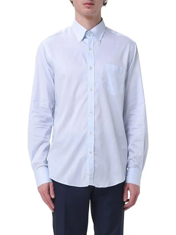 Paul & Shark Cotton Shirt - Gnawed Blue