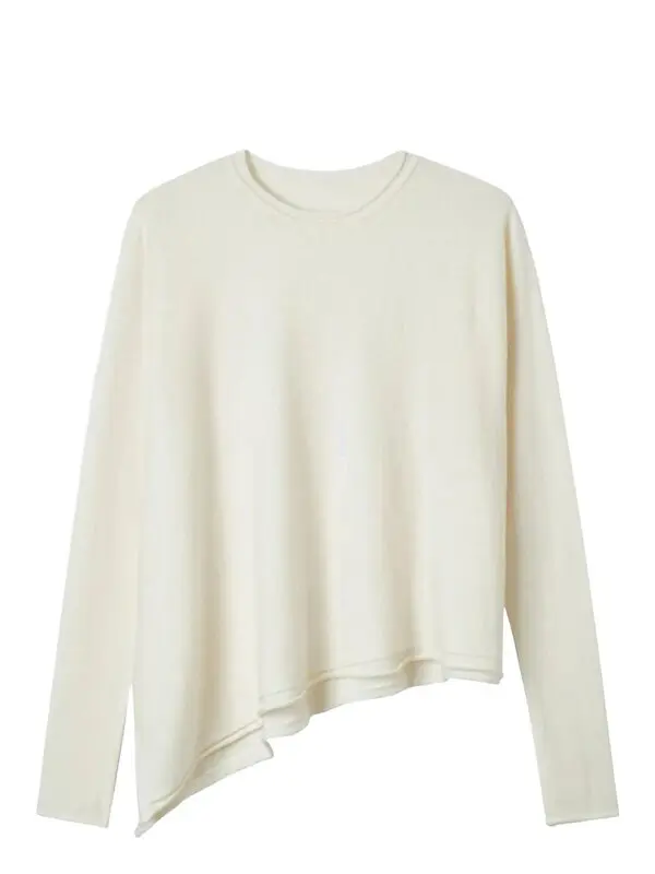 Y’s Asymmetrical Jumper - White