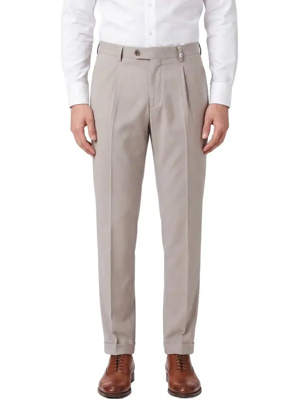 MYTHS Sartorial Wool Trousers - Brown