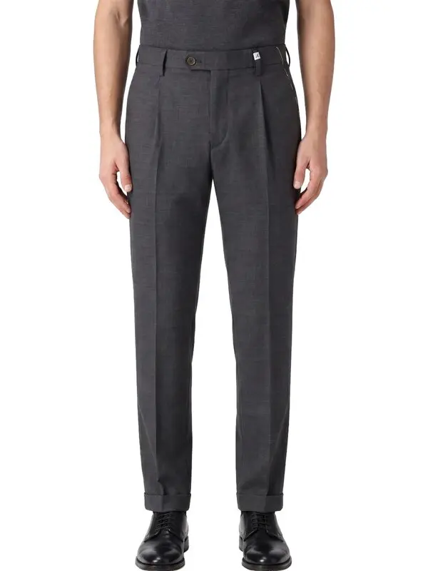 MYTHS Sartorial Wool Trousers - Charcoal