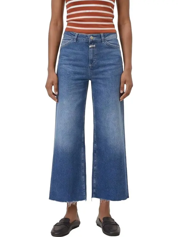 Closed Cropped Jeans - Blue