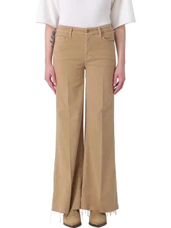 MOTHER Flared Denim Jeans - Brown