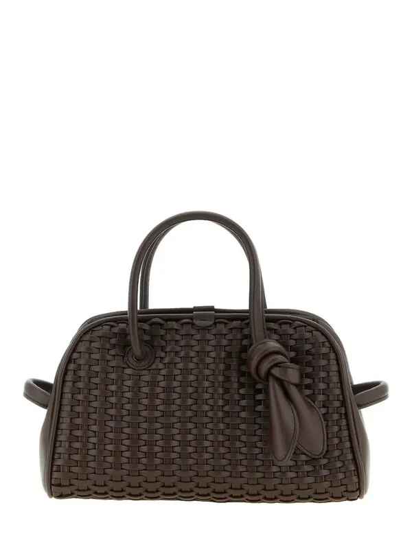 Jacquemus The Turismo Woven Leather Bag - Brown