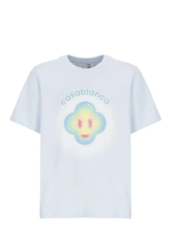 Casablanca T-shirt Colour - Gnawed Blue