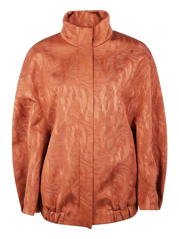 Dries Van Noten Textured Jacket - Rust
