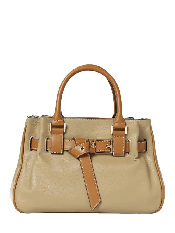 Liu Jo Faux Leather Handbag - Beige