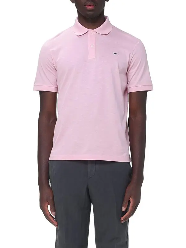 Paul & Shark Cotton Polo Shirt With Mini Logo - Pink