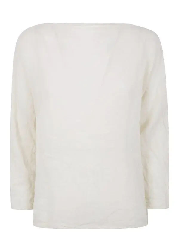 DANIELA GREGIS Long Sleeve Top - White